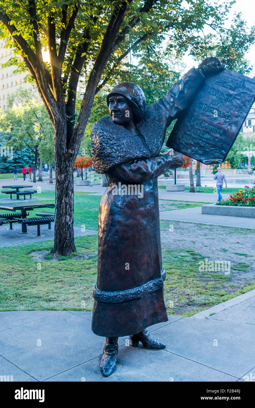 Famous five statue canada hi-res stock photography and images - Alamy