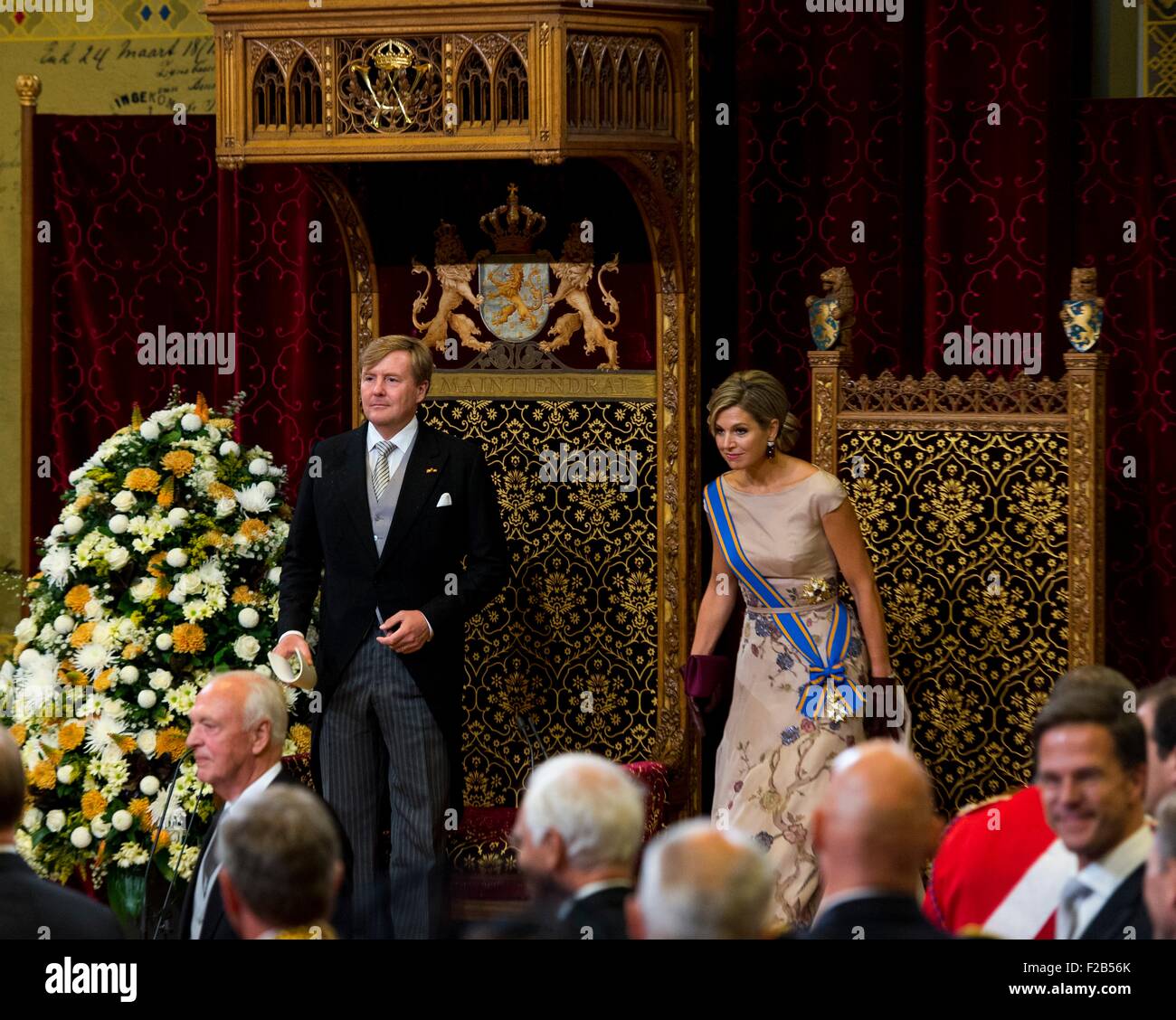 The Hague, The Netherlands. 15th Sep, 2015. King Willem-Alexander and ...