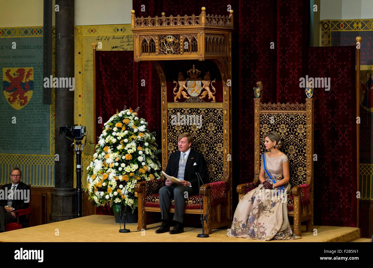 The Hague, The Netherlands. 15th Sep, 2015. King Willem-Alexander and ...