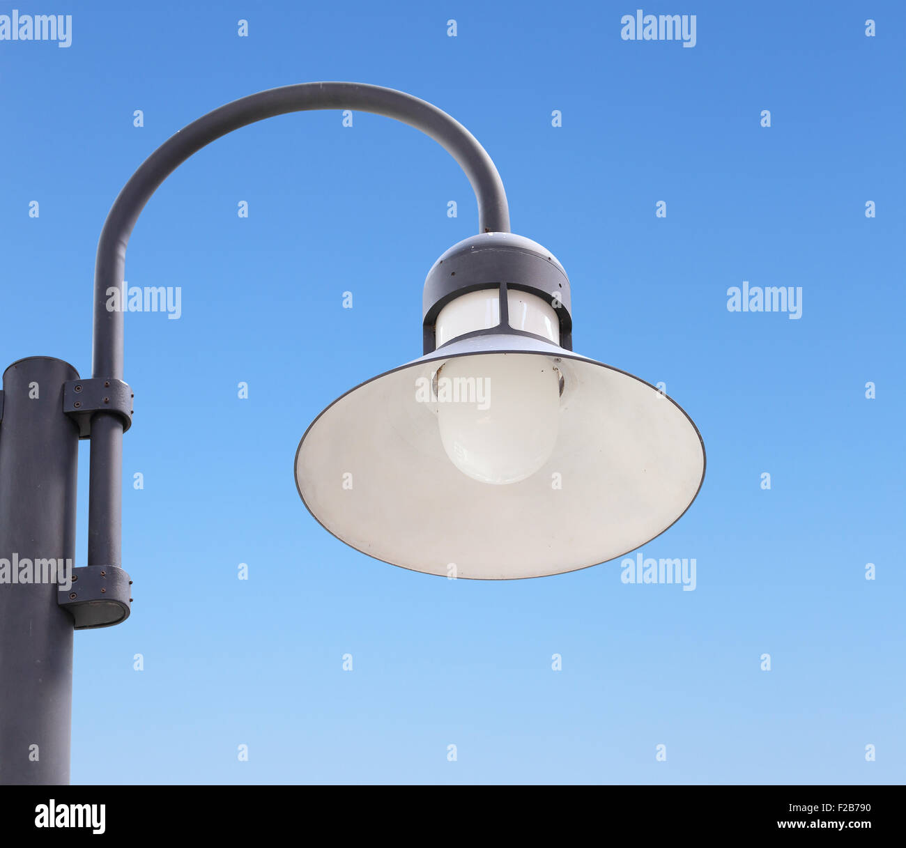 Blue old style lamp post lamppost hi-res stock photography and images ...