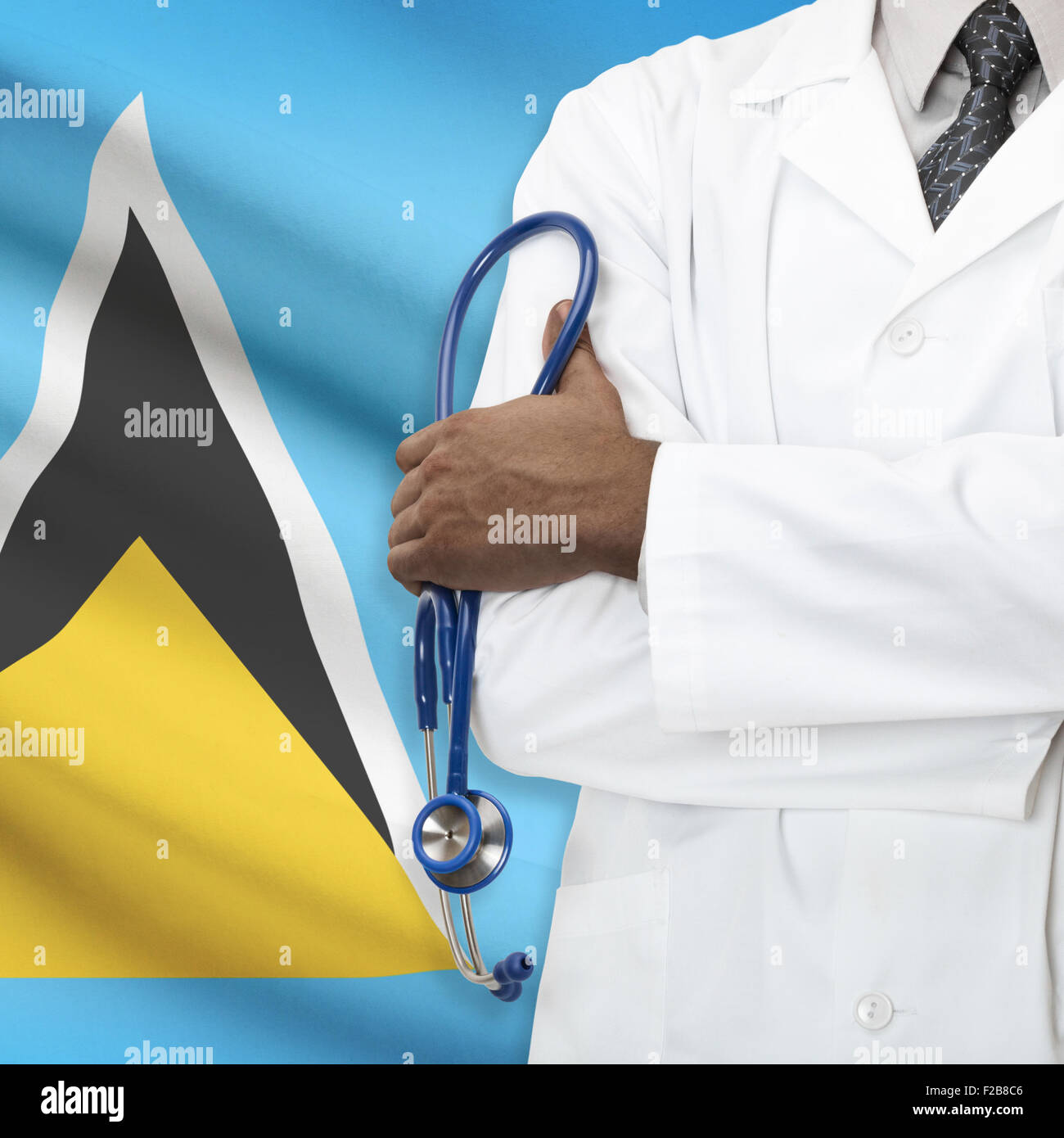 Concept of national healthcare system series - Saint Lucia Stock Photo ...