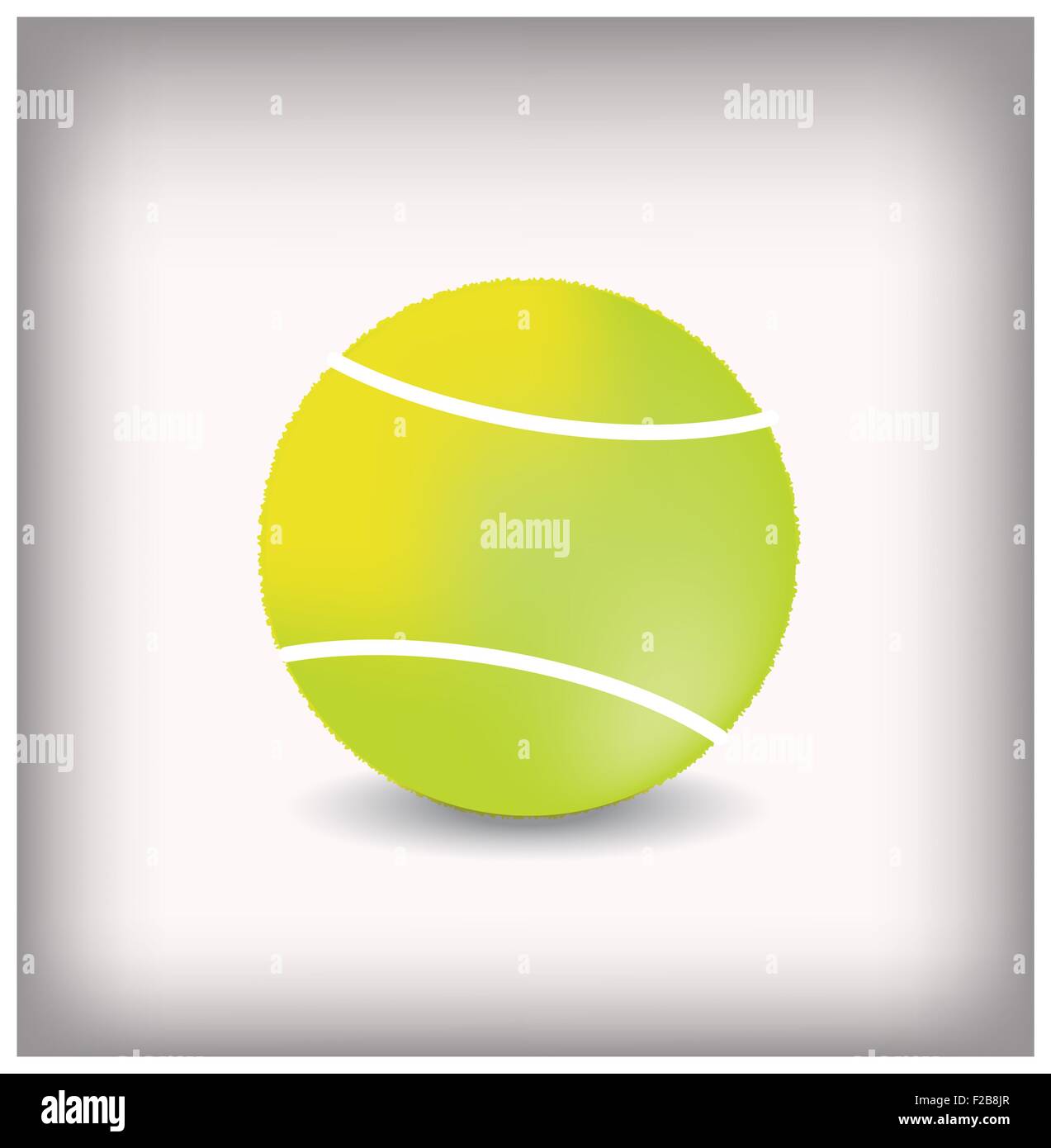 Tennis ball icon - Vector isolated on white background Stock Photo - Alamy