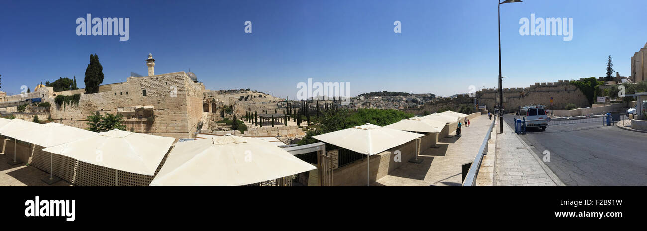 Panorama western wall jerusalem israel hi-res stock photography and ...