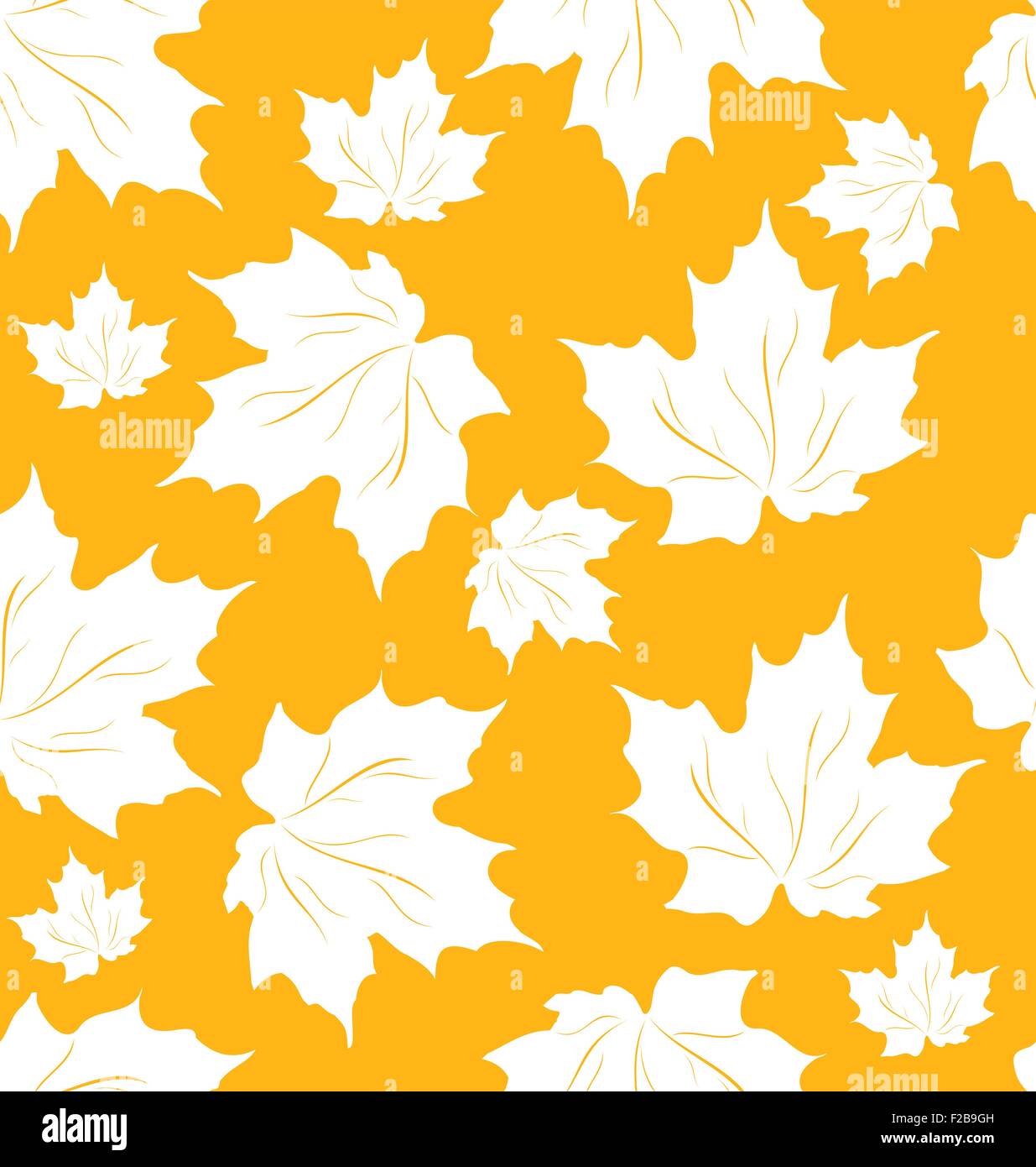Seamless Pattern of Maple Leaves Stock Vector Image & Art - Alamy