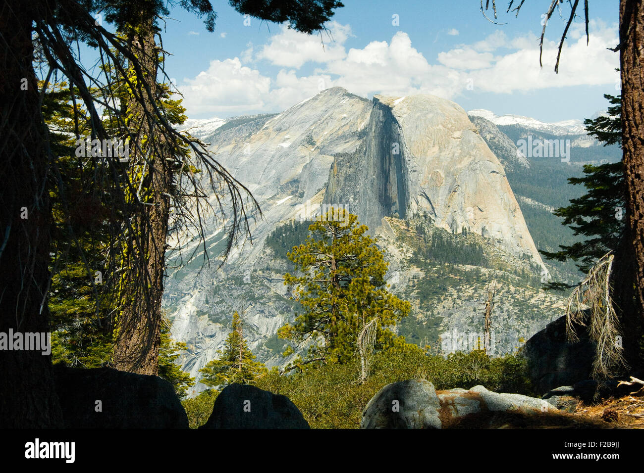A view from the Sentinel Dome in Yosemite, California, USA Stock Photo ...