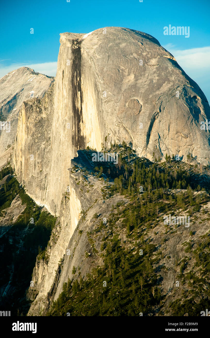 Rock formations in a valley from Glacier Point, Yosemite Valley ...
