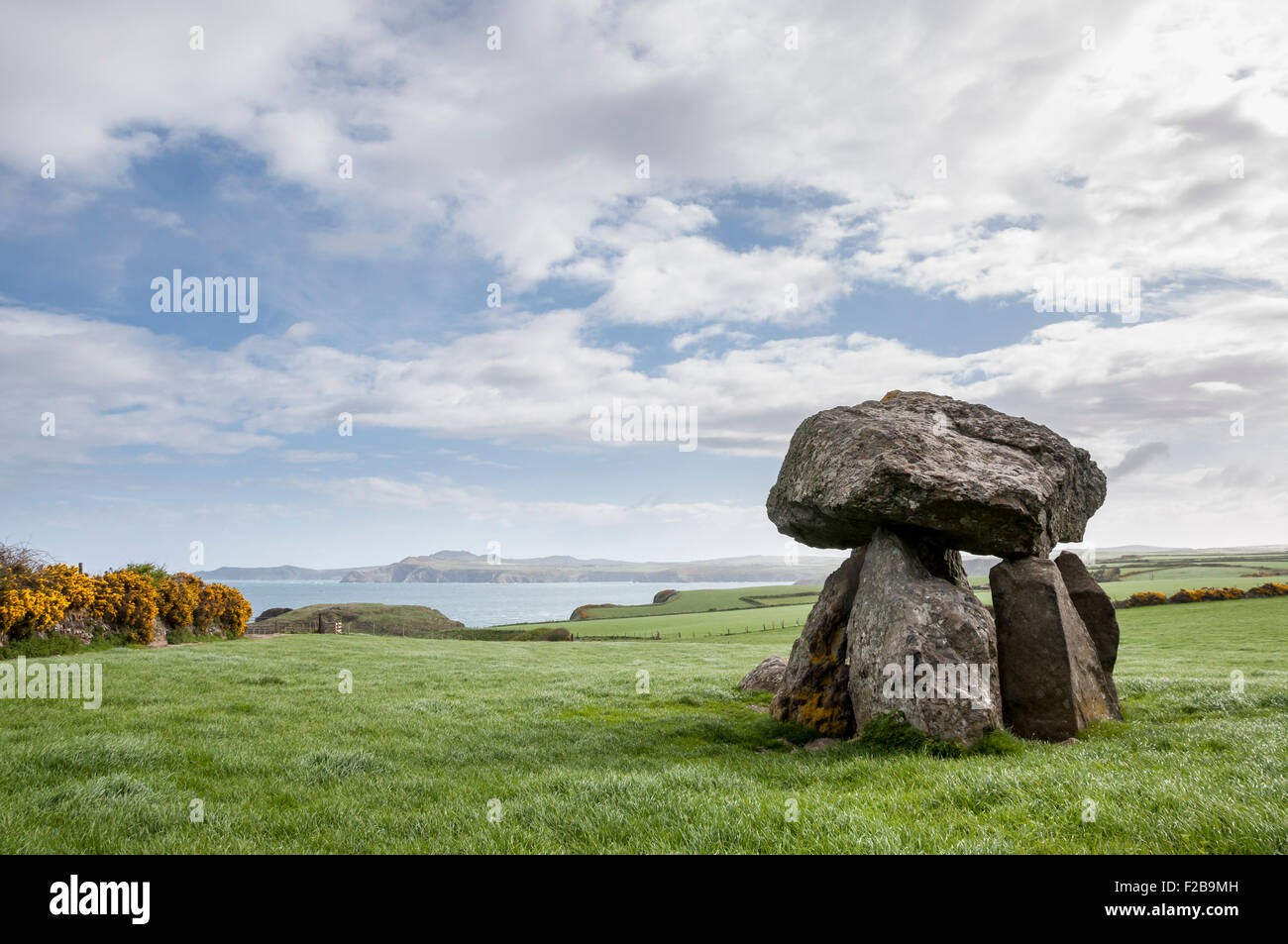 Carreg Samson, a Neolithic burial chamber situated near Abercastle on ...