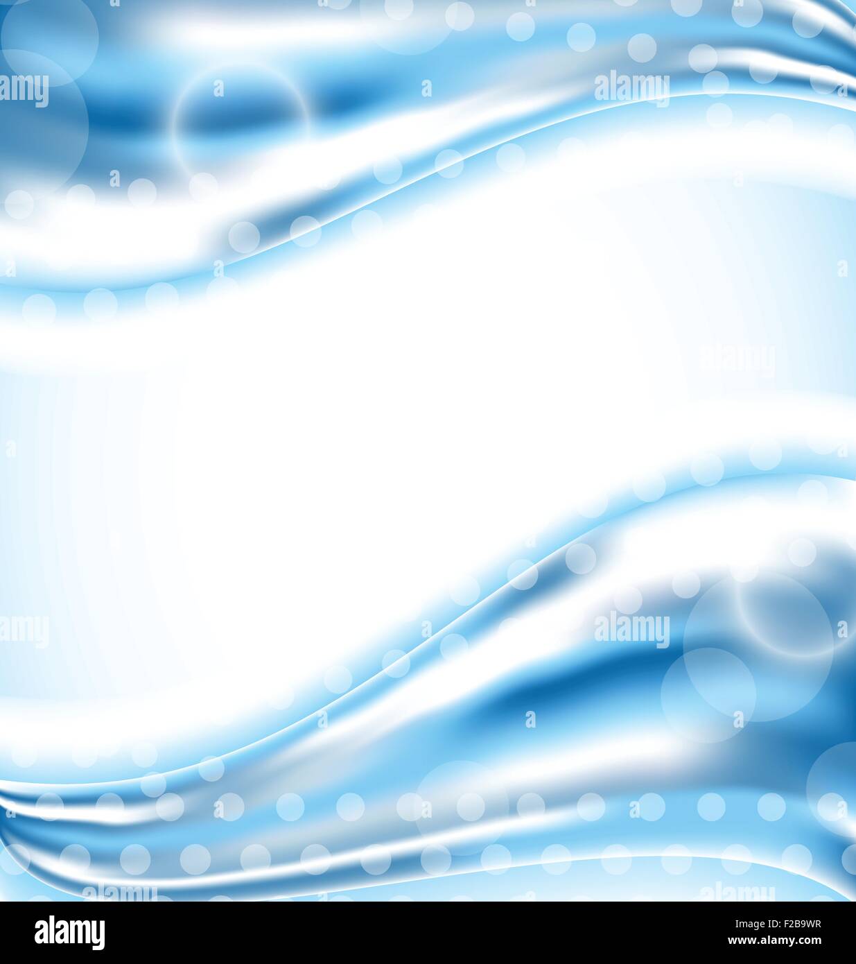 Abstract blue water background, design template Stock Vector Image ...