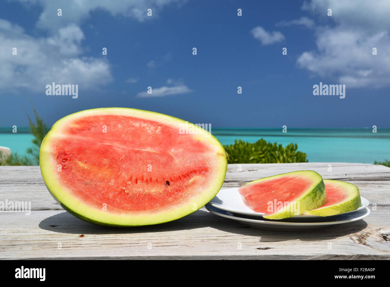 Broken melon hi-res stock photography and images - Alamy