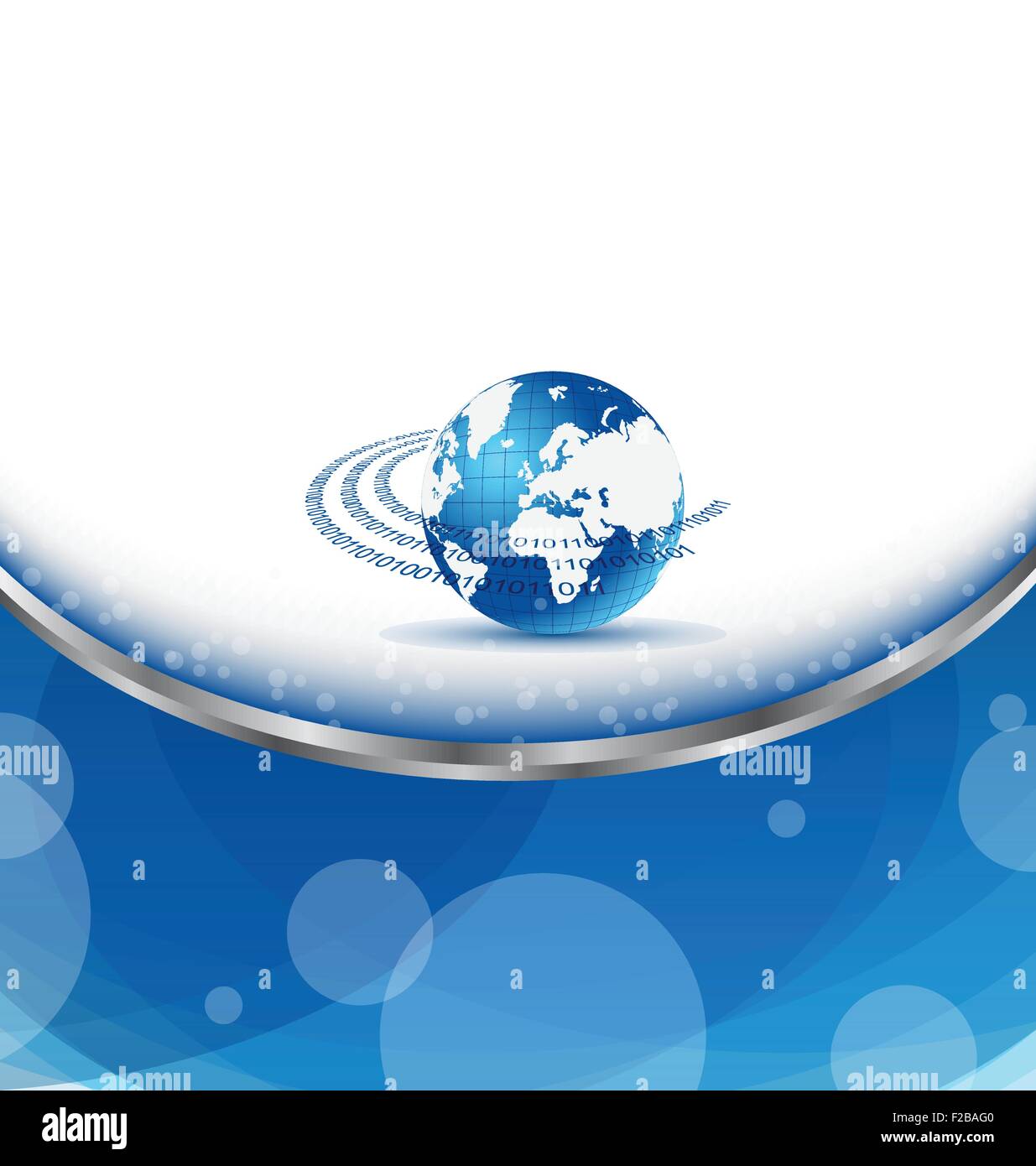 Business card with Earth planet Stock Vector Image & Art - Alamy