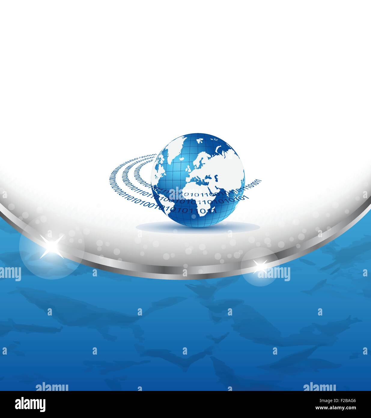 Business card with Earth planet Stock Vector Image & Art - Alamy