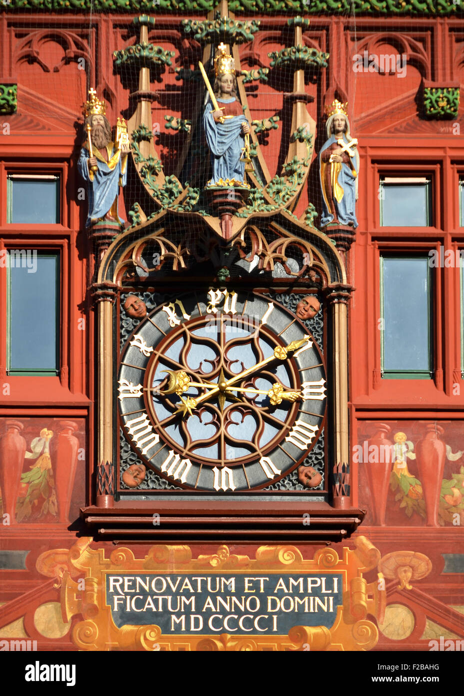Clock tower in basel hi-res stock photography and images - Alamy