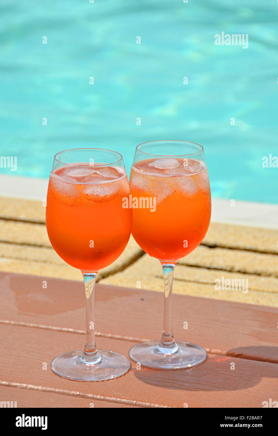 Traditional Italian Spritz cocktail Stock Photo - Alamy