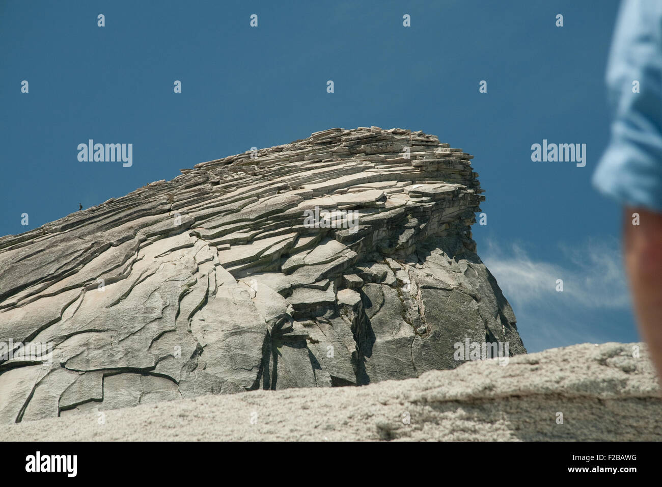 Granite rock formations, Half Dome, Yosemite Valley, Yosemite National ...