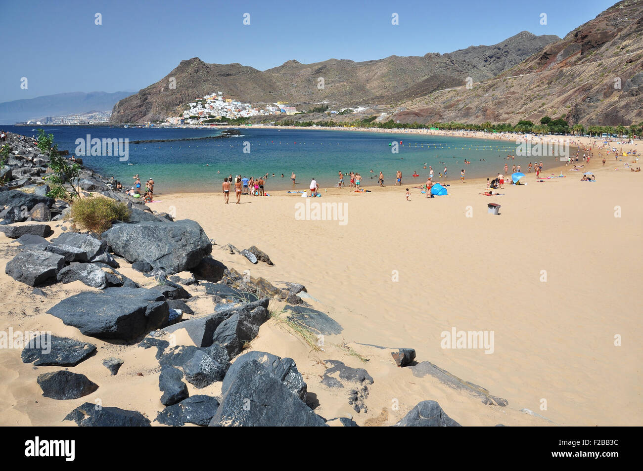 Teresitas beach. Tenerife island, Canaries Stock Photo - Alamy