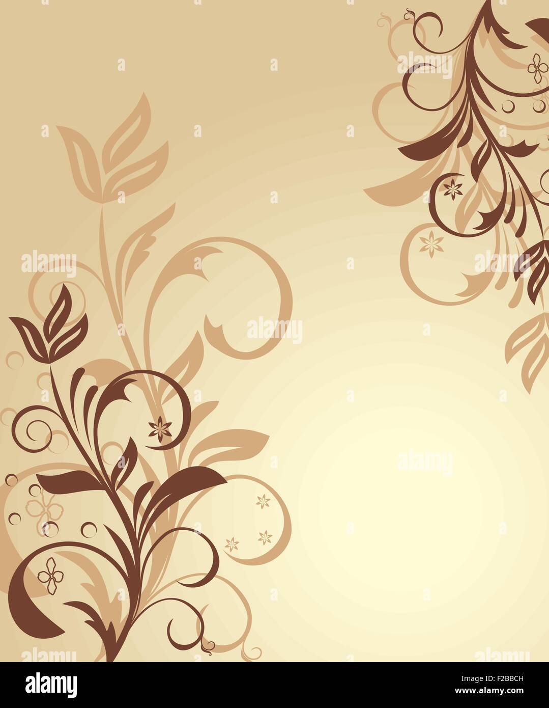 Illustration floral background Stock Vector Image & Art - Alamy