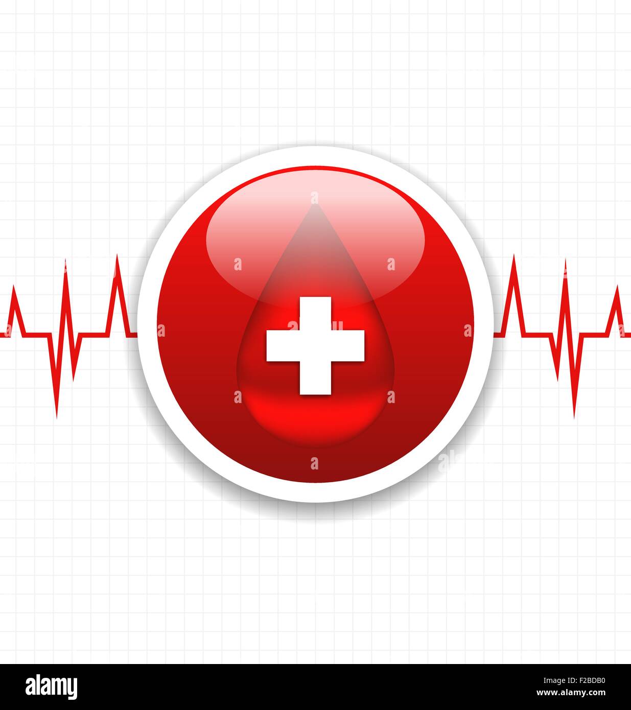 Abstract medical background, save life heart Stock Vector Image & Art ...