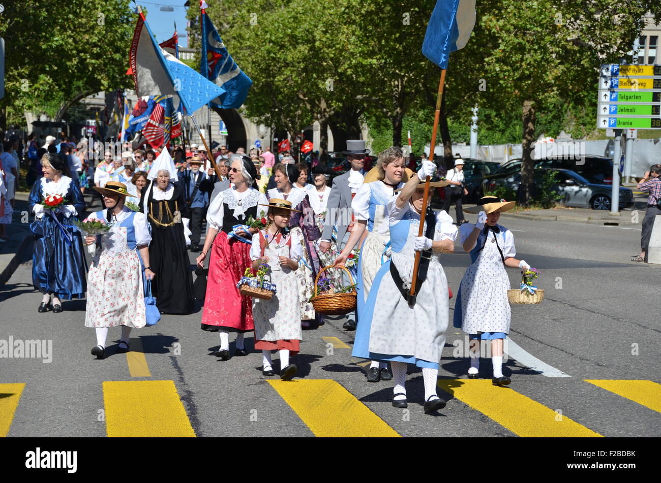 Swiss national dress hi-res stock photography and images - Alamy