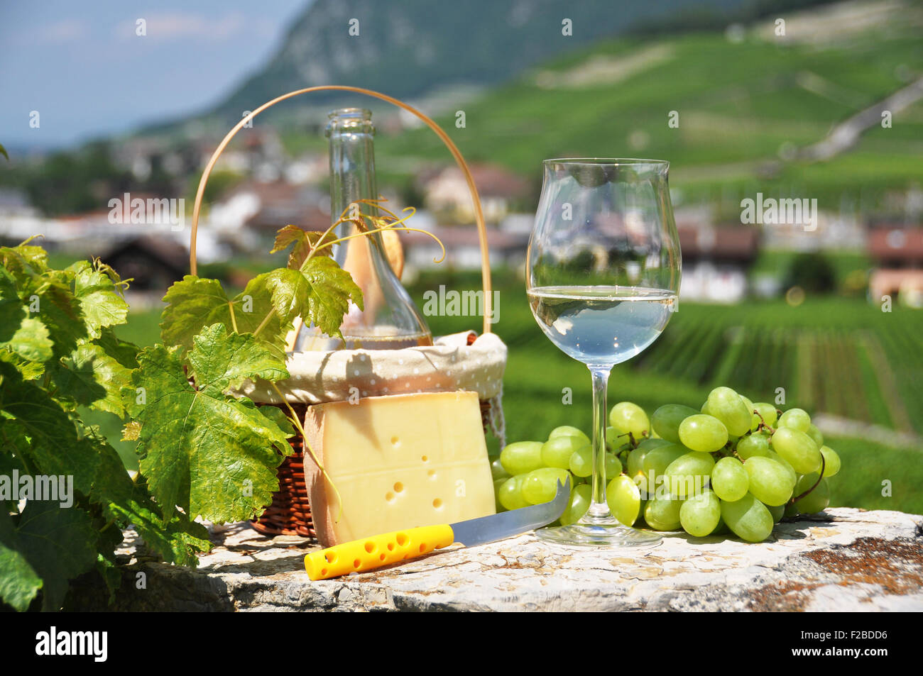 Wine and grapes. Switzerland Stock Photo - Alamy
