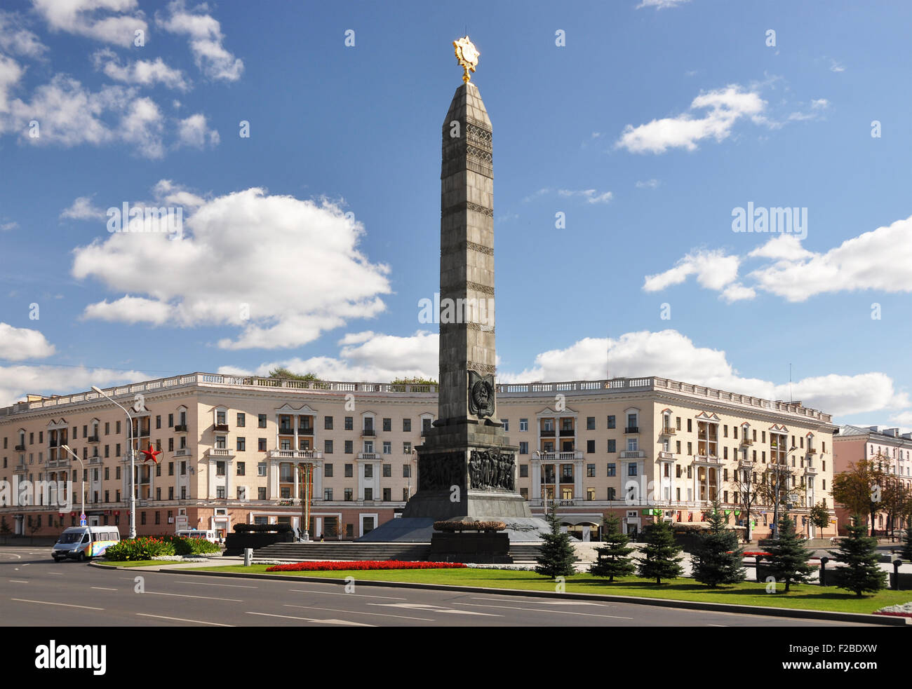 Victory square in Minsk, Belarus Stock Photo - Alamy