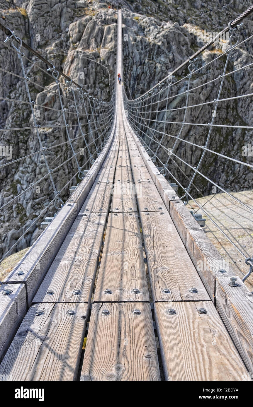 Trift Bridge, Switzerland Stock Photo - Alamy