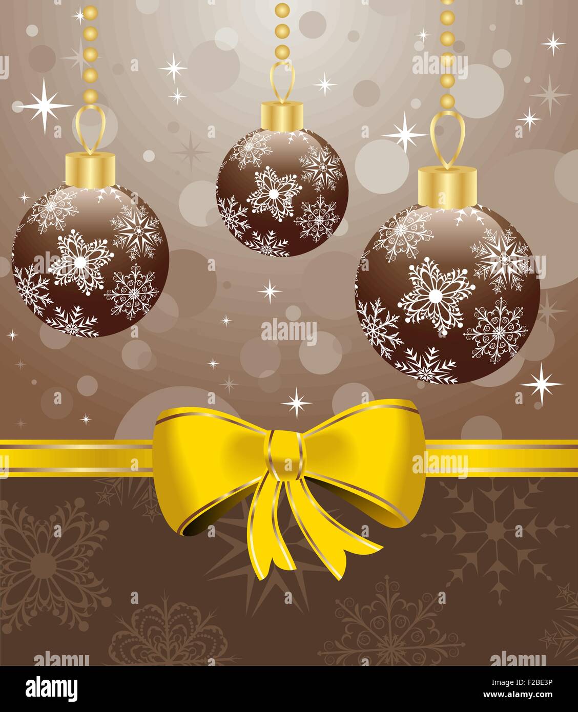 Christmas packing with set balls Stock Vector Image & Art - Alamy