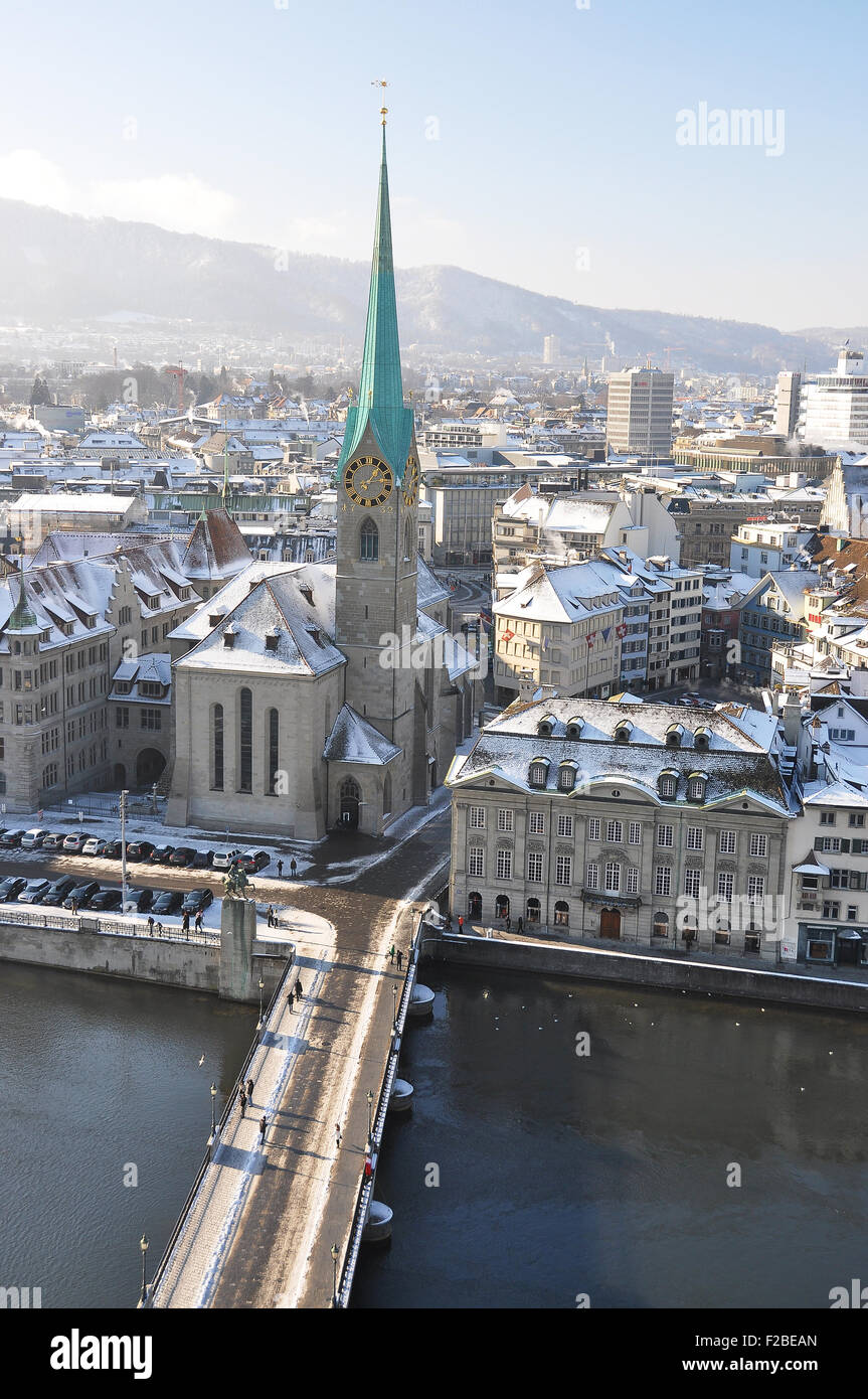 Switzerland zurich snow hi-res stock photography and images - Alamy