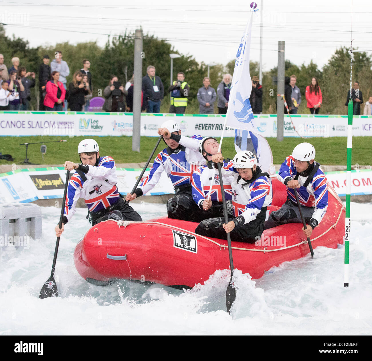 Lea Valley, London, UK. 15th Sep, 2015. ICF Canoe Slalom World ...