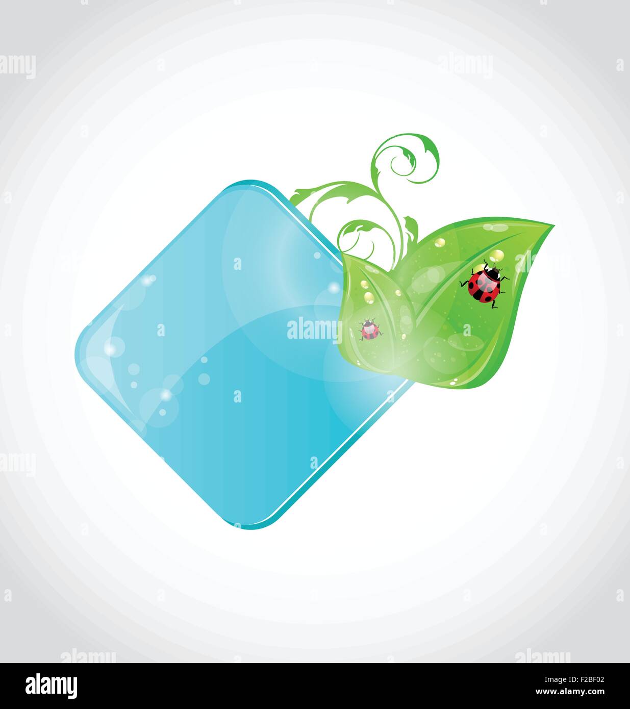 Ladybird vector droplet Stock Vector Images - Alamy