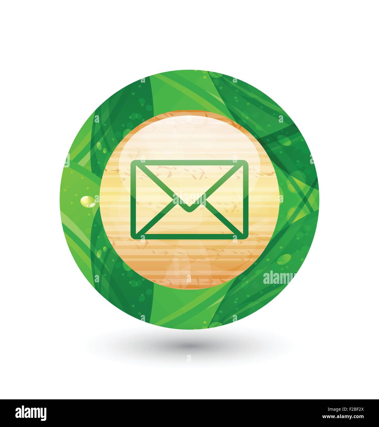 Green envelope letter email Stock Vector Images - Alamy