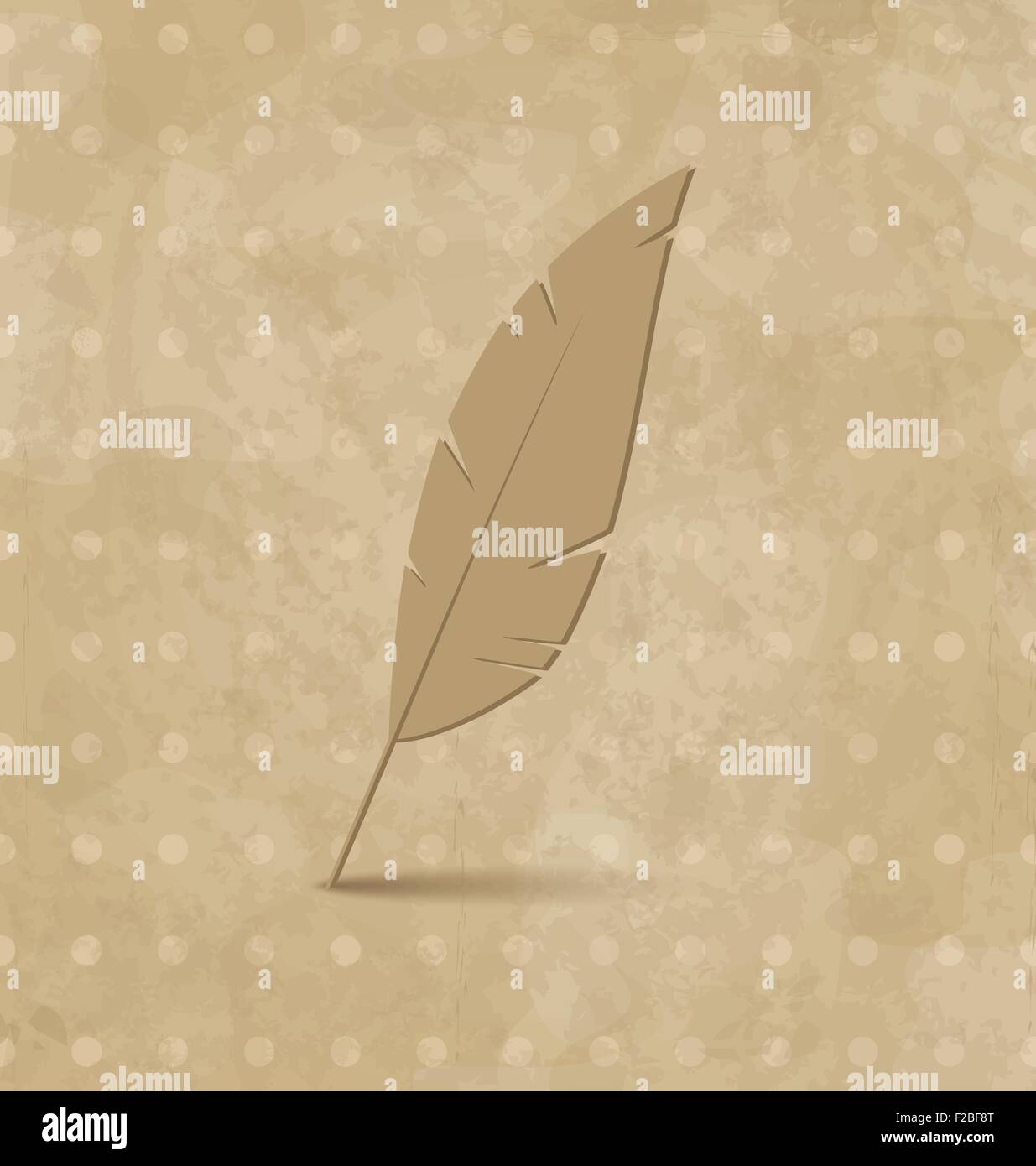 Vintage feather hi-res stock photography and images - Alamy