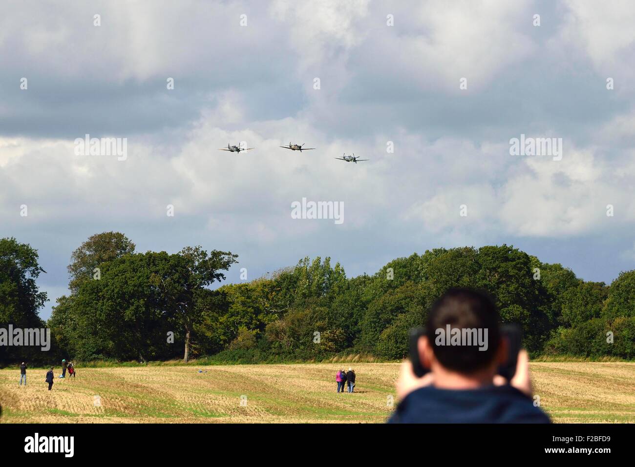 Spitfires in the battle of britain hi-res stock photography and images ...