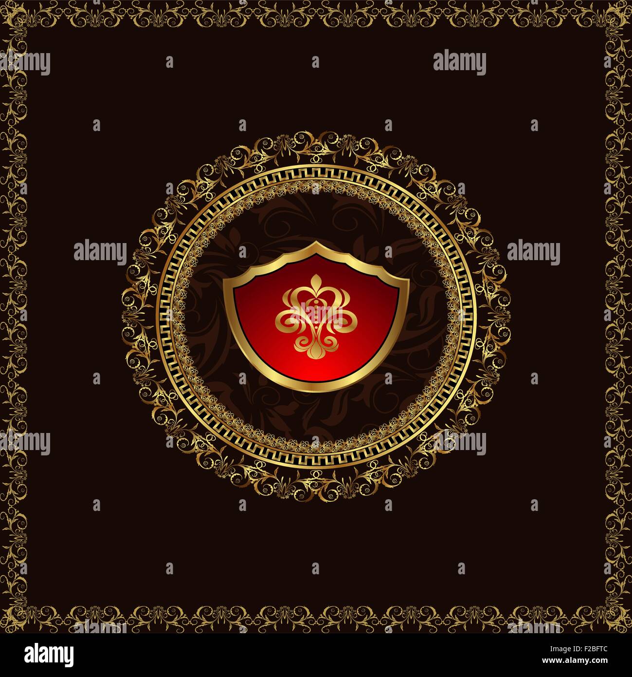 Medallion border hi-res stock photography and images - Alamy