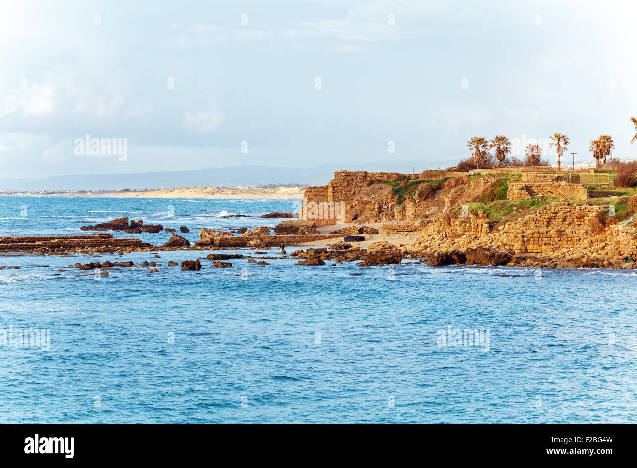 Port city of caesarea maritima hi-res stock photography and images - Alamy