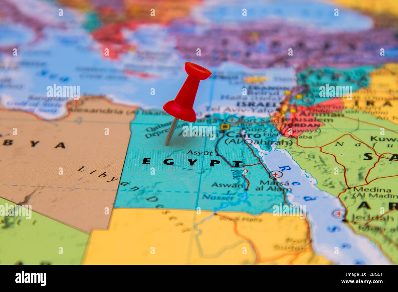 Egypt map pin hi-res stock photography and images - Alamy