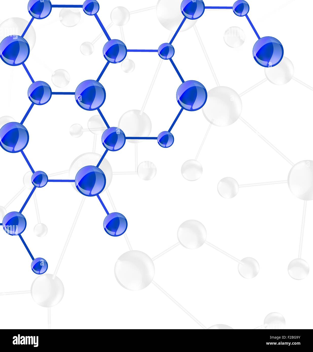 Molecular structures chain with copy space Stock Vector Image & Art - Alamy
