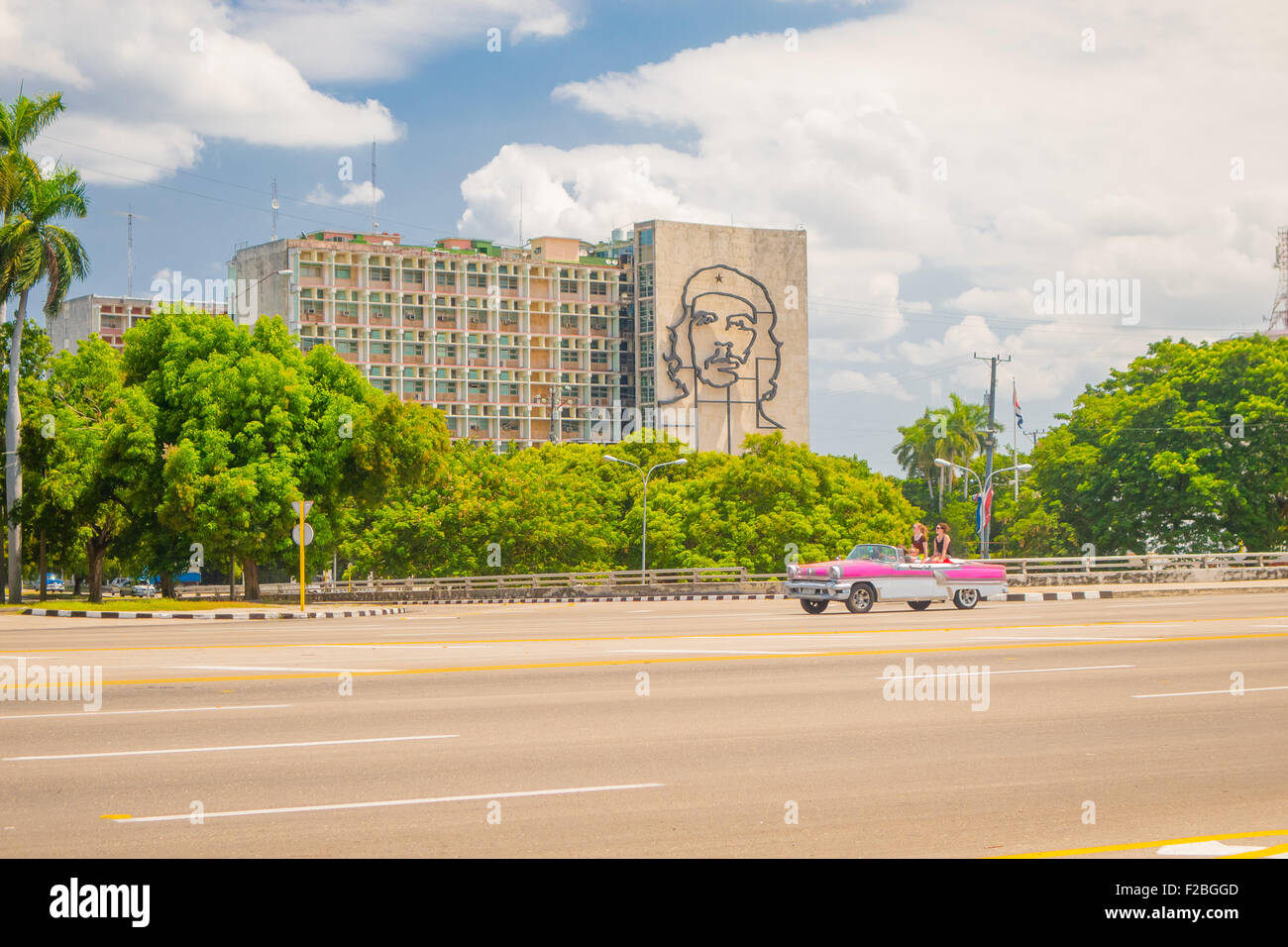 The Revolution Square or Plaza de la Revolucion in Havana, Cuba Stock ...