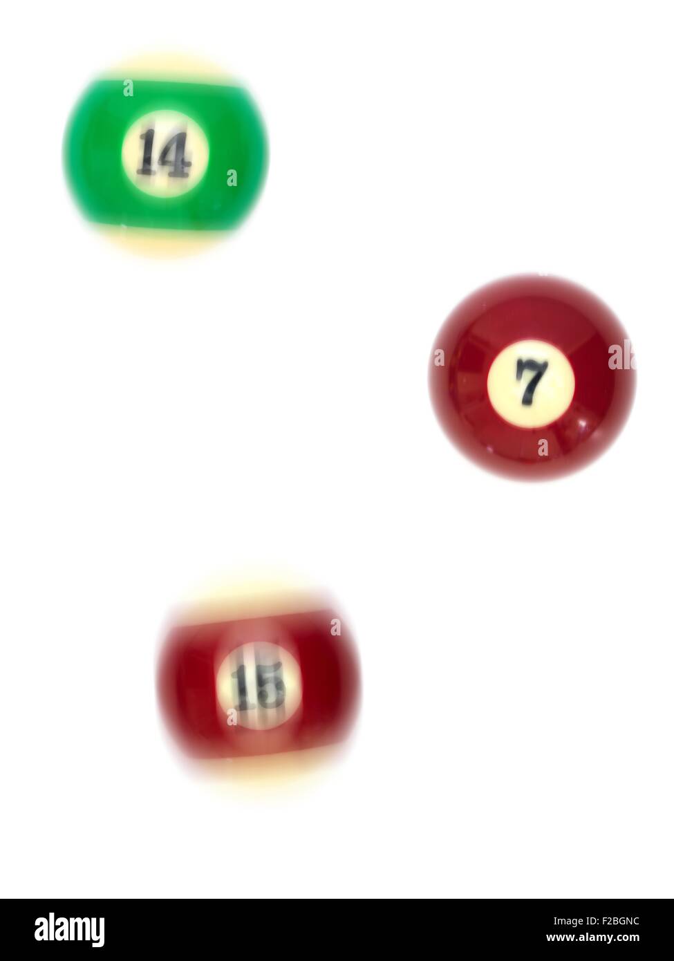 A close up shot billiard balls Stock Photo - Alamy