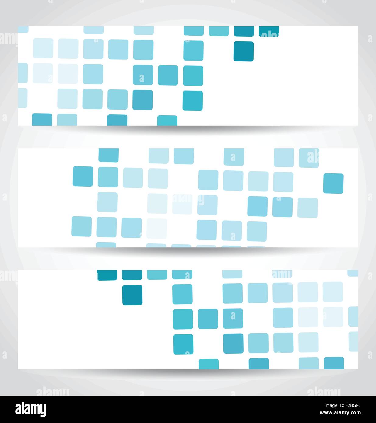 Set blue mosaic tile cards Stock Vector Image & Art - Alamy