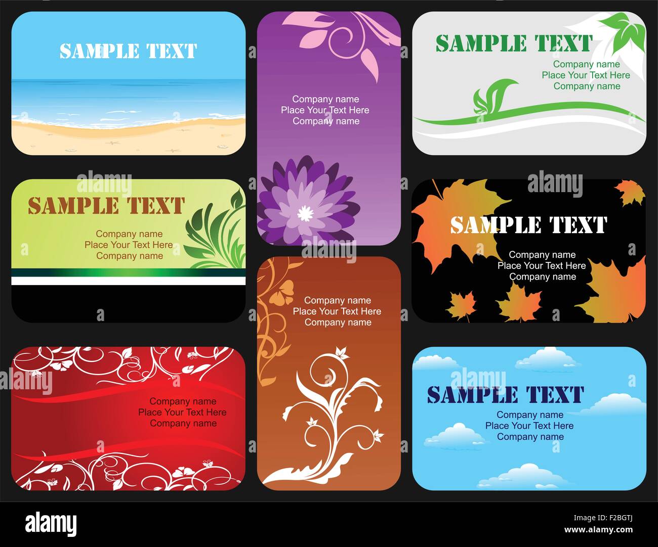 Business card - vector Stock Vector Image & Art - Alamy