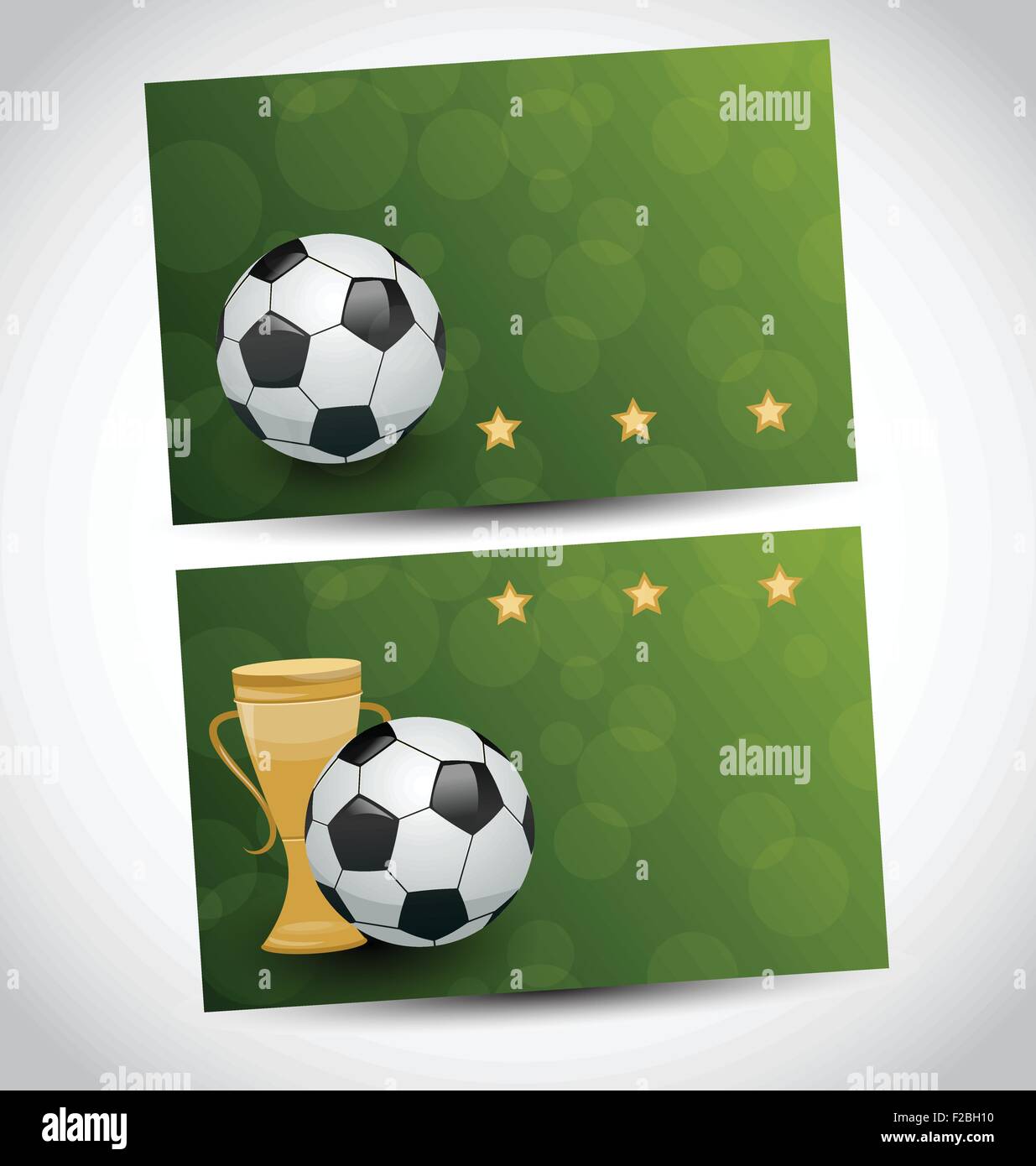 Football cards collection Stock Vector Images - Alamy
