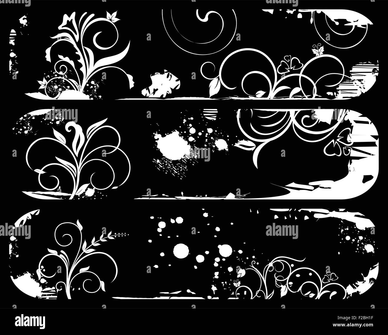 Set abstract grunge banners Stock Vector Image & Art - Alamy