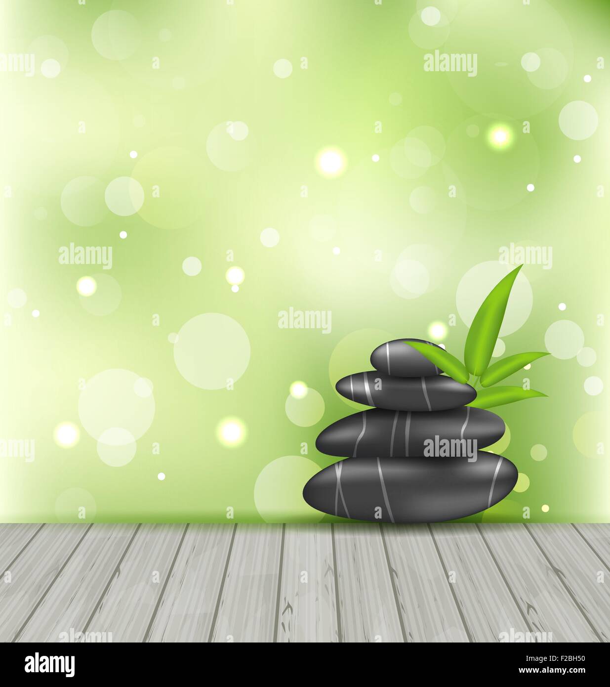 Zen stones on the wood texture, meditative oriental background Stock ...