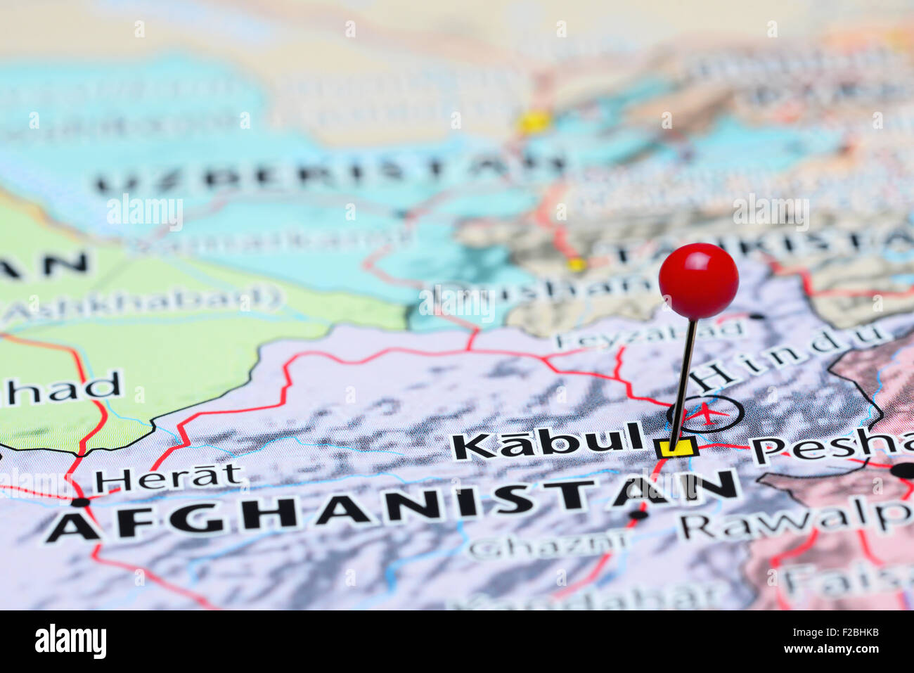 Kabul afghanistan map hi-res stock photography and images - Alamy