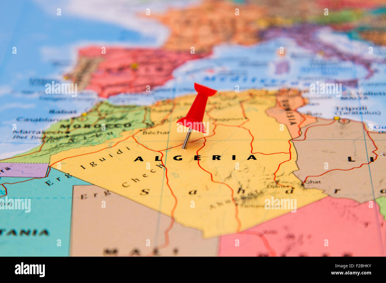 Map of algeria hi-res stock photography and images - Alamy
