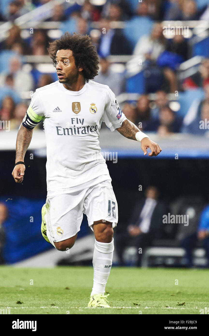 Madrid, Spain. 15th Sep, 2015. Marcelo (defender, Real Madrid F.C.) in ...