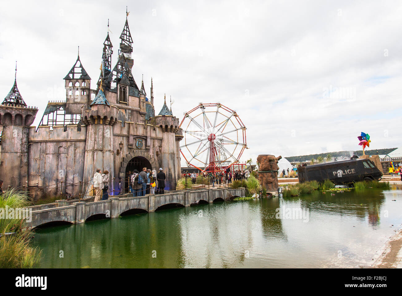 Weston-super-Mare, UK. 15th Sep, 2015. Artist Banksy's theme park ...