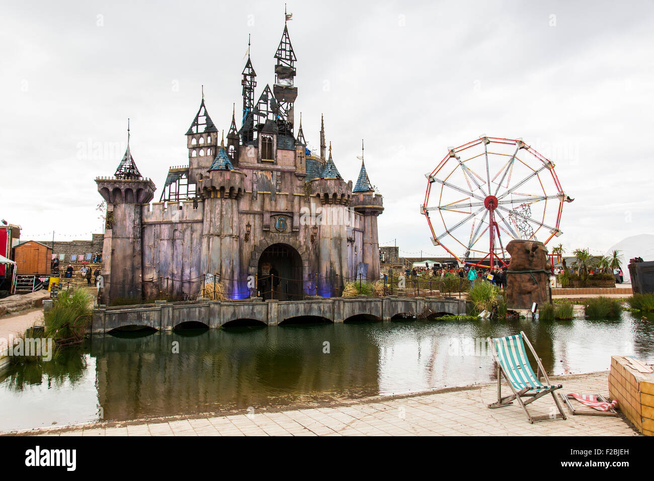 Weston-super-Mare, UK. 15th Sep, 2015. Artist Banksy's theme park ...