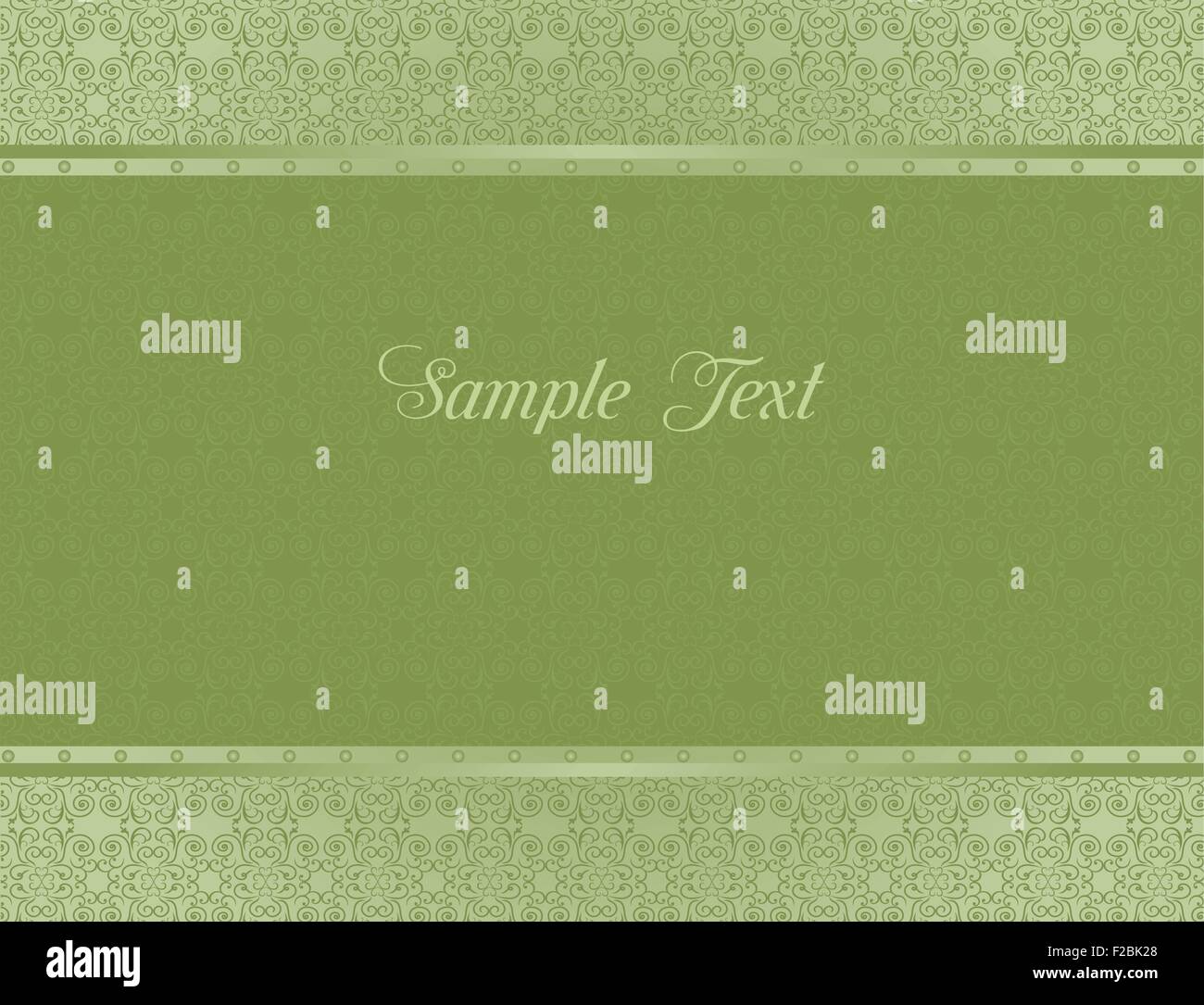 Green background for design of cards and invitation Stock Vector Image ...