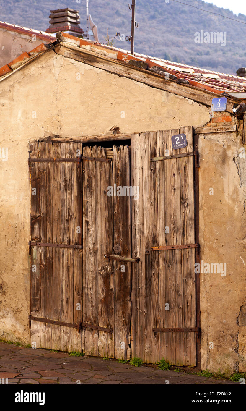 Photo of an old rusty door Stock Photo - Alamy